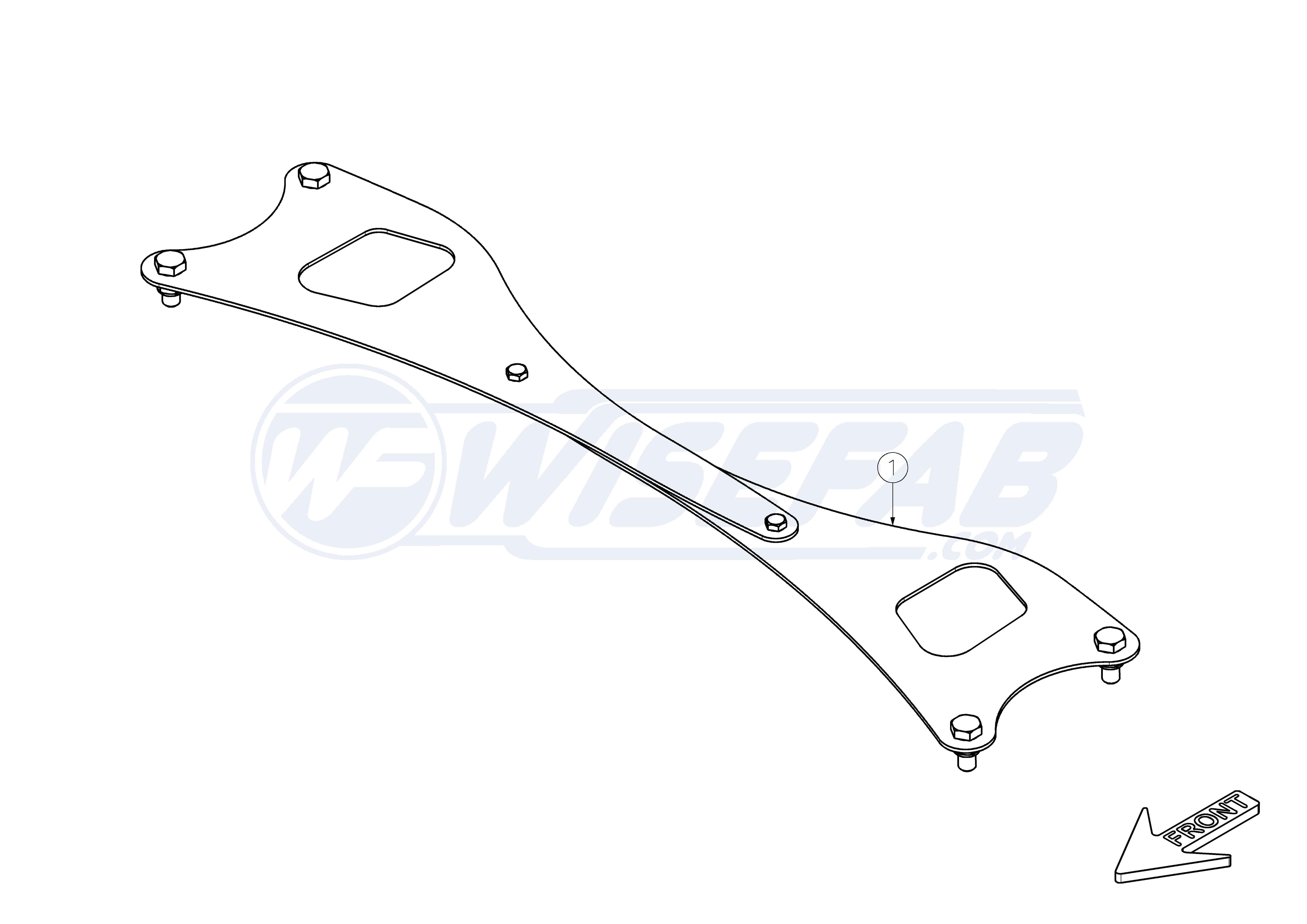 Nissan 240SX Rack Relocation Kit
