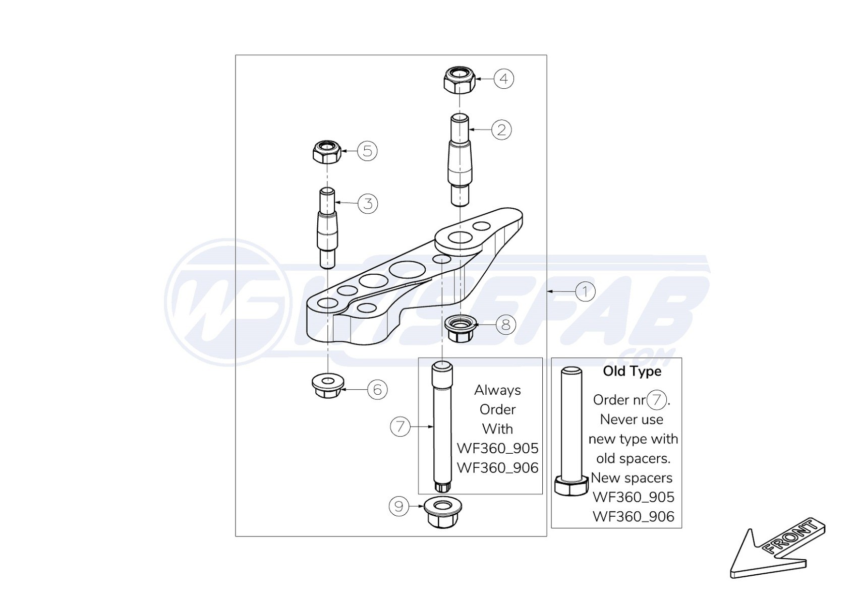 BMW E30 Front Drift Angle Kit