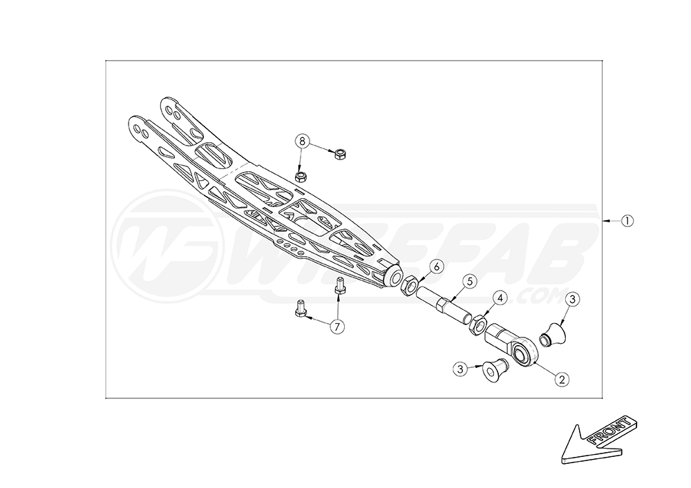 BMW E36, E46 Rear Upper Control Arm