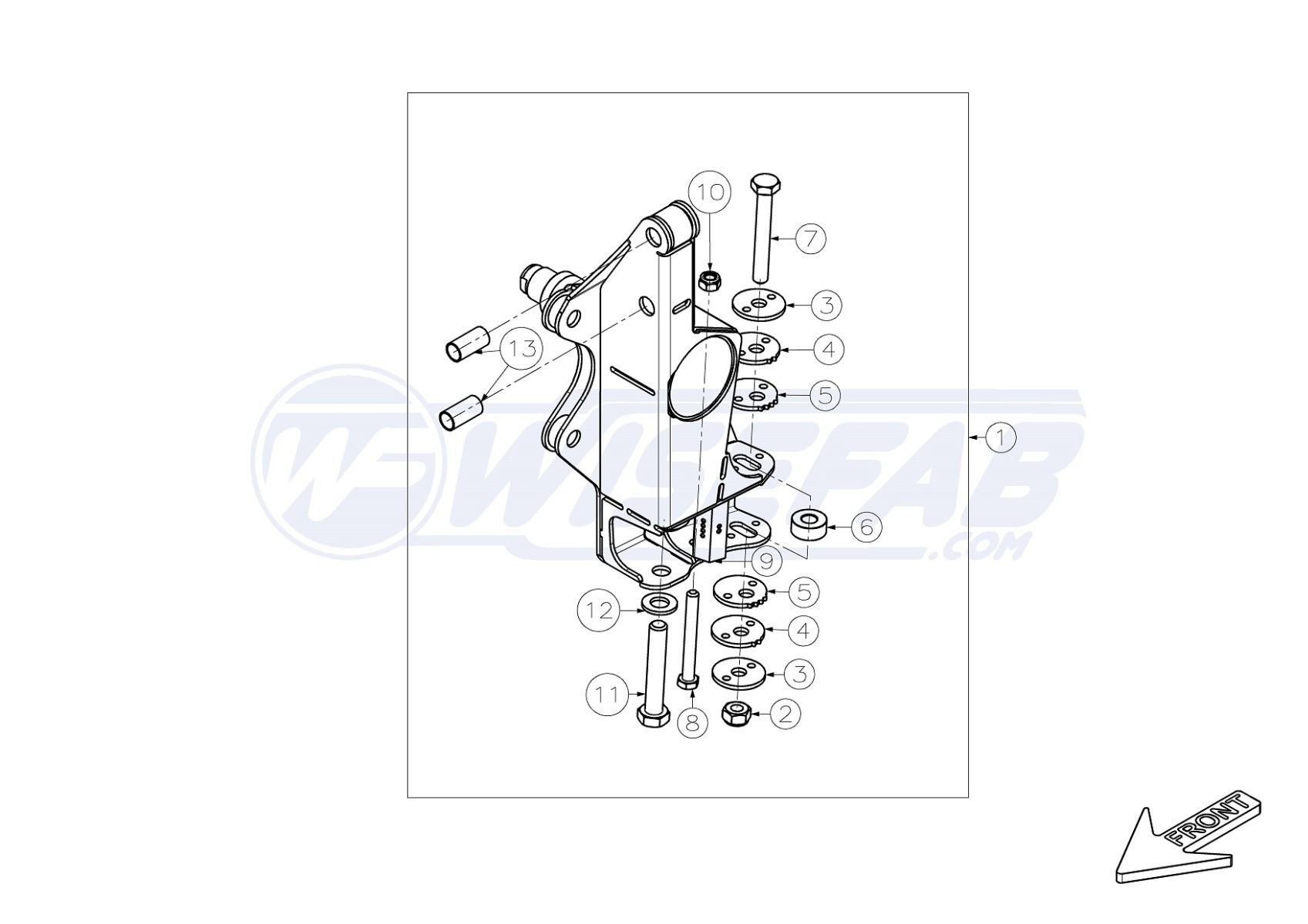 Wisefab S14 S15 Drift Angle Kit