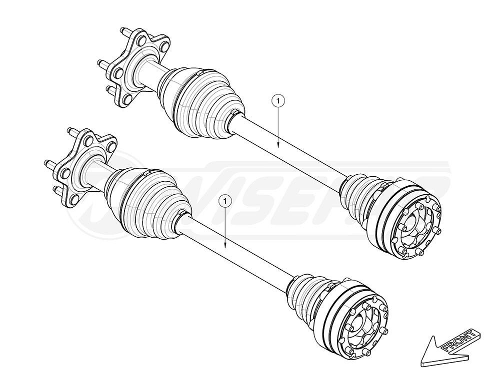 Nissan S-Chassis 1500hp Dynamic Halfshaft by Wisefab