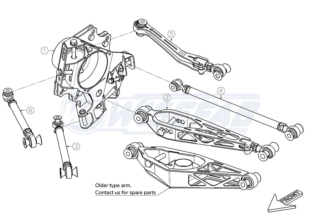 BMW F20 F21 F22 F30 F32 F33 F36 Rear Suspension Kit