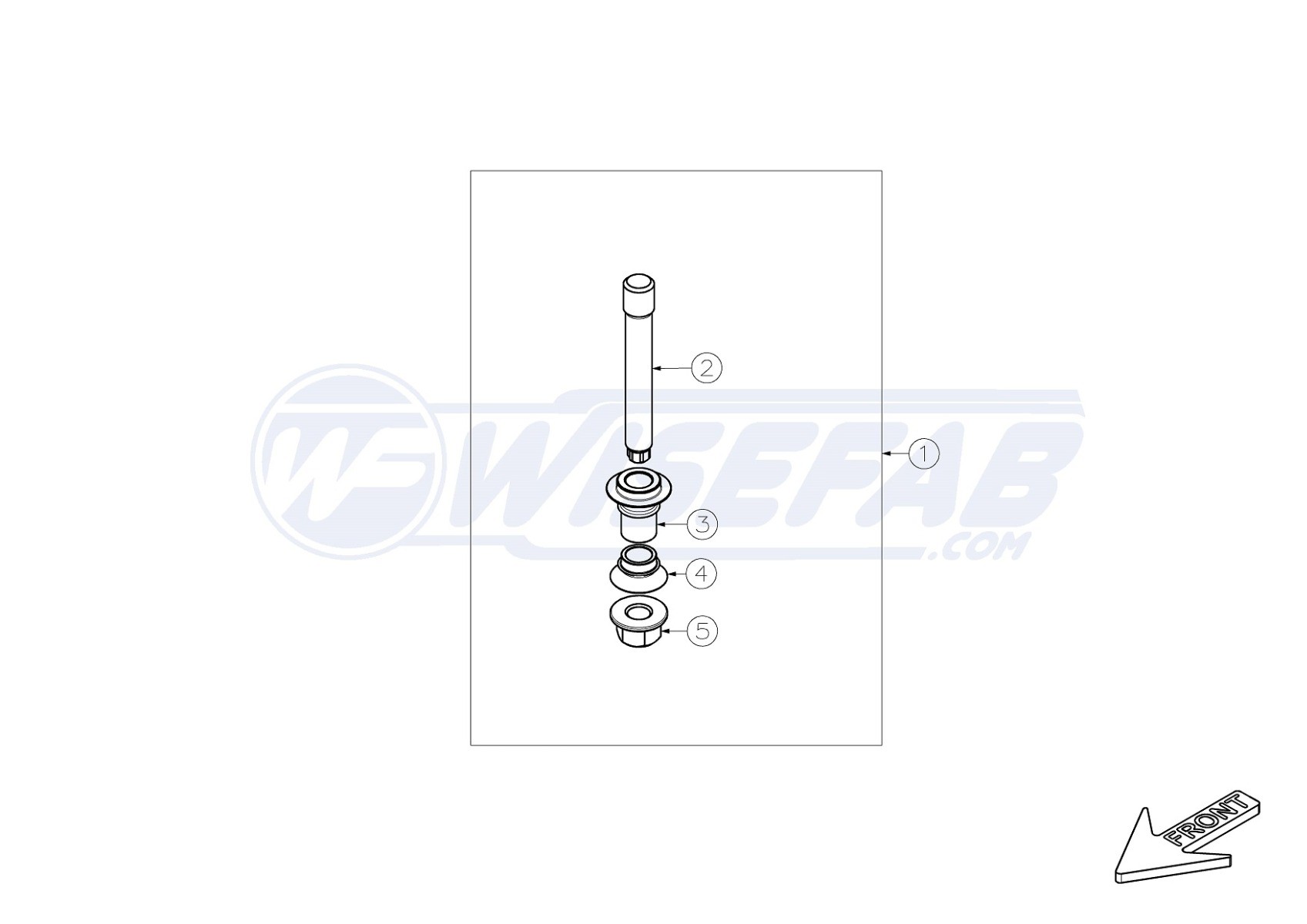 BMW E30 E36 V2 E46 Front Knuckle Stud Conversion Kit