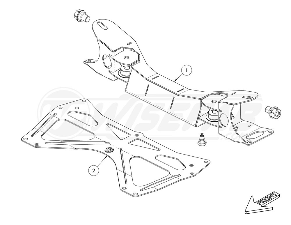 Relocate your Nissan 370Z steering rack with Wisefab kit