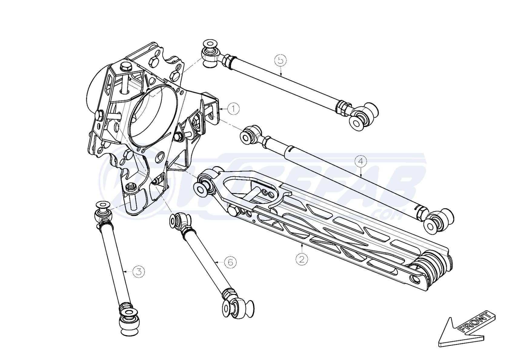 Wisefab BMW M2 M3 M4 F80 F82 F87 rear suspension