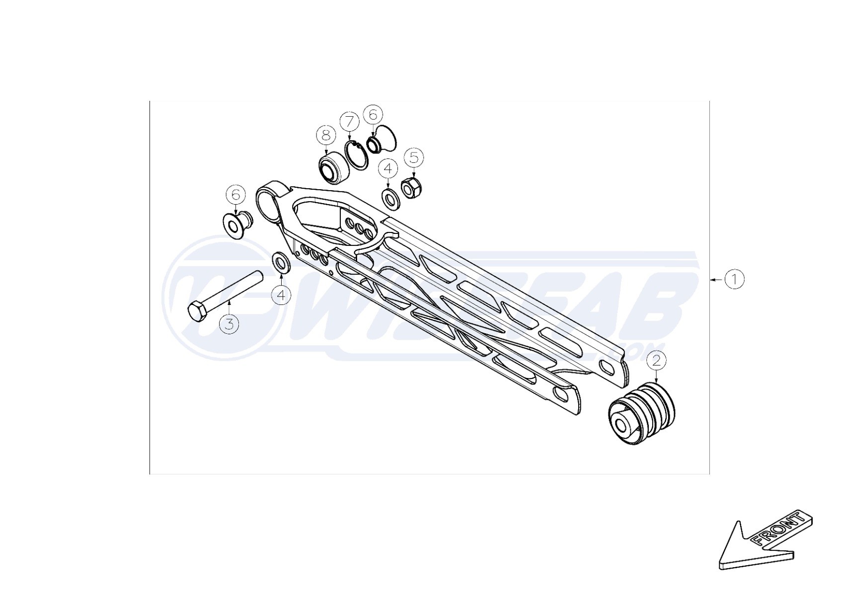 Wisefab BMW M2 M3 M4 F80 F82 F87 rear suspension