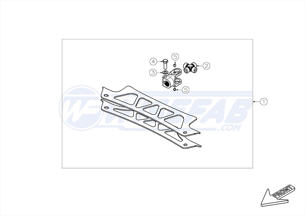 Scion FRS Front V2 Lock Kit for Front Rack