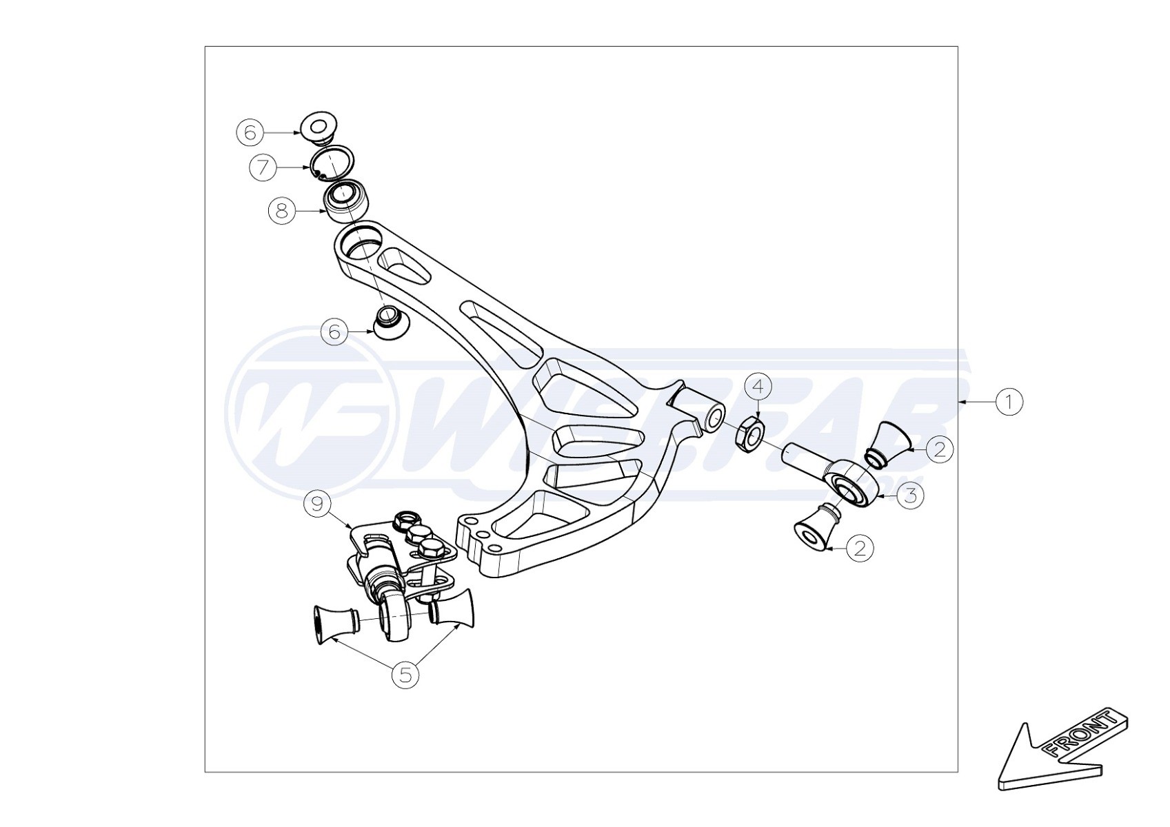 Wisefab E92/E90/E82 Drift Angle Kit