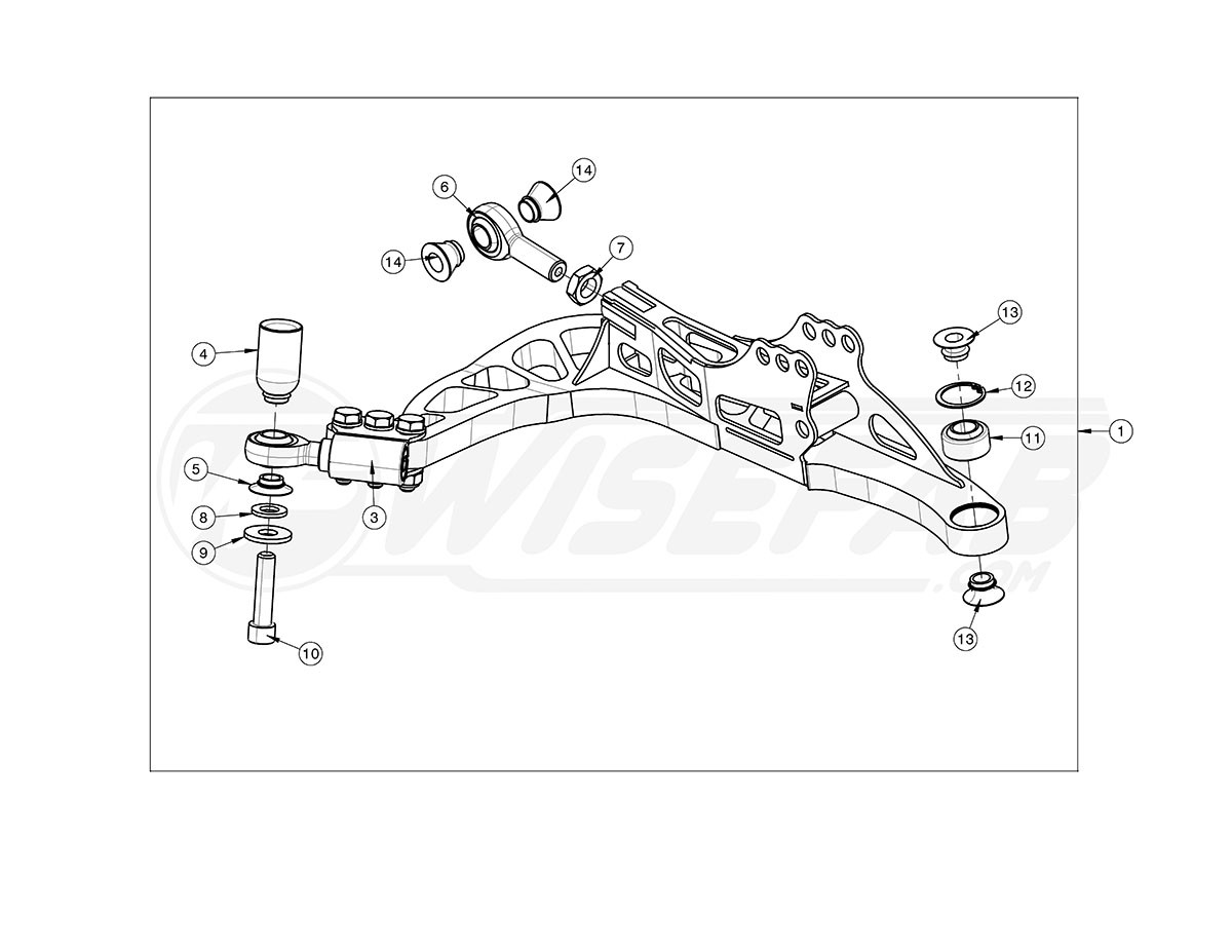 Wisefab Lexus IS200 / IS300 / JZX90 / JZX100 Drift Suspension kit.